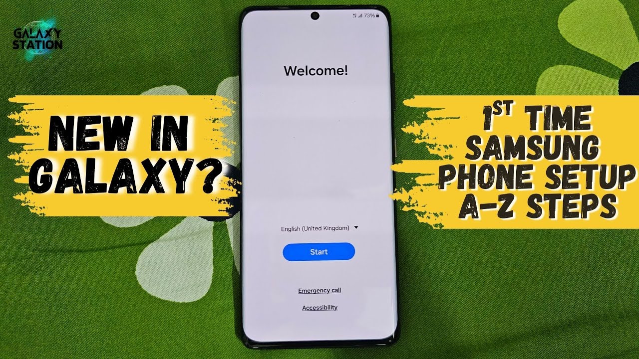 Samsung Galaxy First Time Setup Guide – Step-by-Step Tutorial for New Users - YouTube
