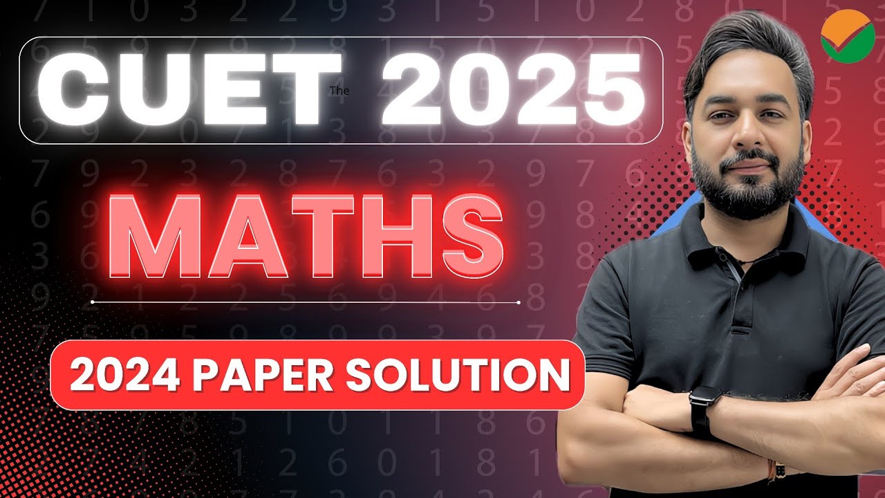 CUET Maths Paper Solution 2024 | CUET Maths Previous Year Question ...