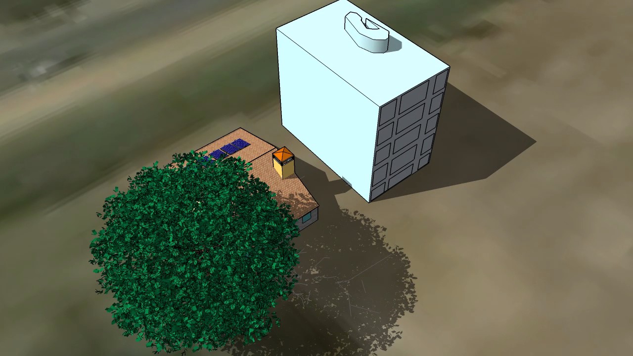 3D SOLAR sunlight simulation using sketchup - YouTube