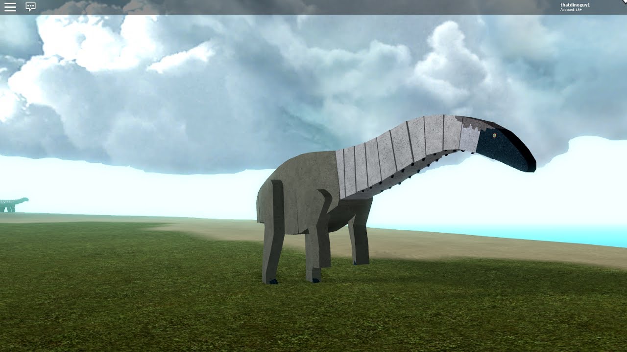 ROBLOX dinosaur simulator new apatosaurus remodel charcharodontosaurus ...