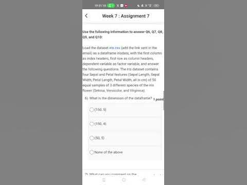 NPTEL Data Science for Engineers Week 7 Assignment Answers | 2025 #nptelnswers #education(jan ...