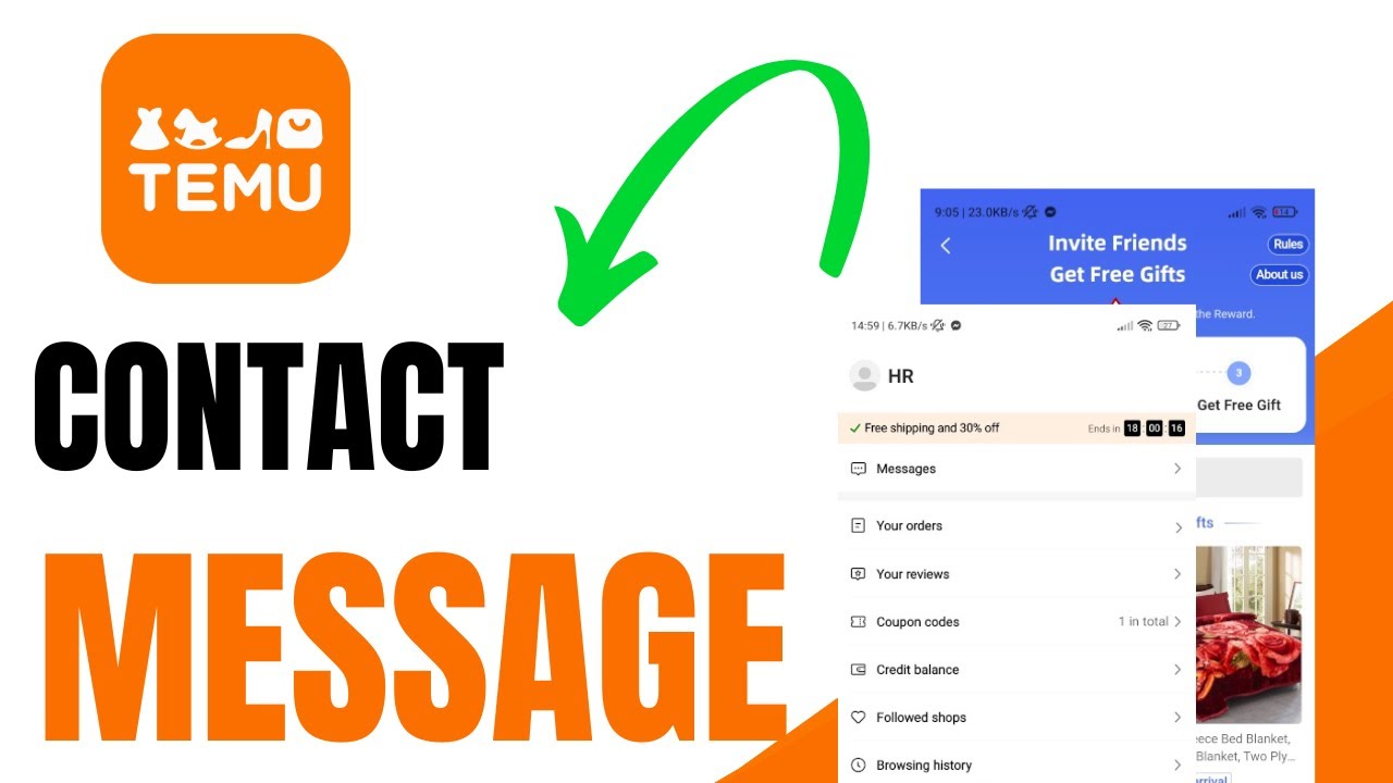 Comment Envoyer Un Message à Temu | (Tuto rapide 2025) - YouTube
