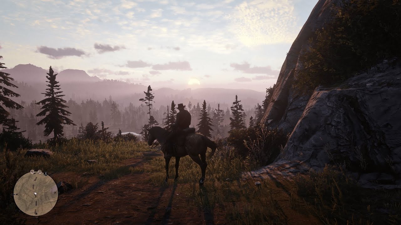 [4K] THE BEAUTY OF RED DEAD REDEMPTION II - SUNRISE IN WEST ELIZABETH ...