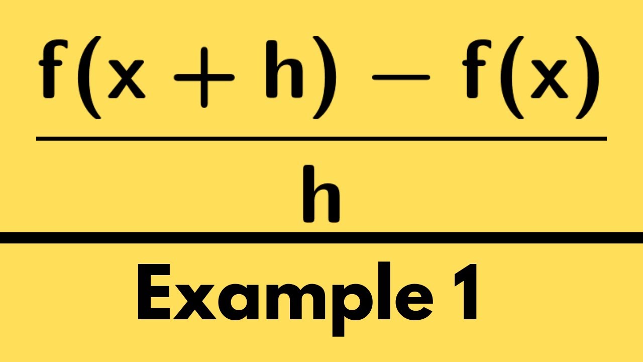 PreCalculus Find The Difference Quotient Example 1 YouTube precalculus-find-the-difference-quotient-example-1-youtube