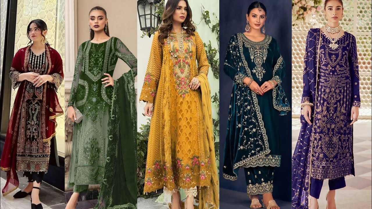 Pakistani wedding suits||Pakistani wedding/ anniversary party wear ...