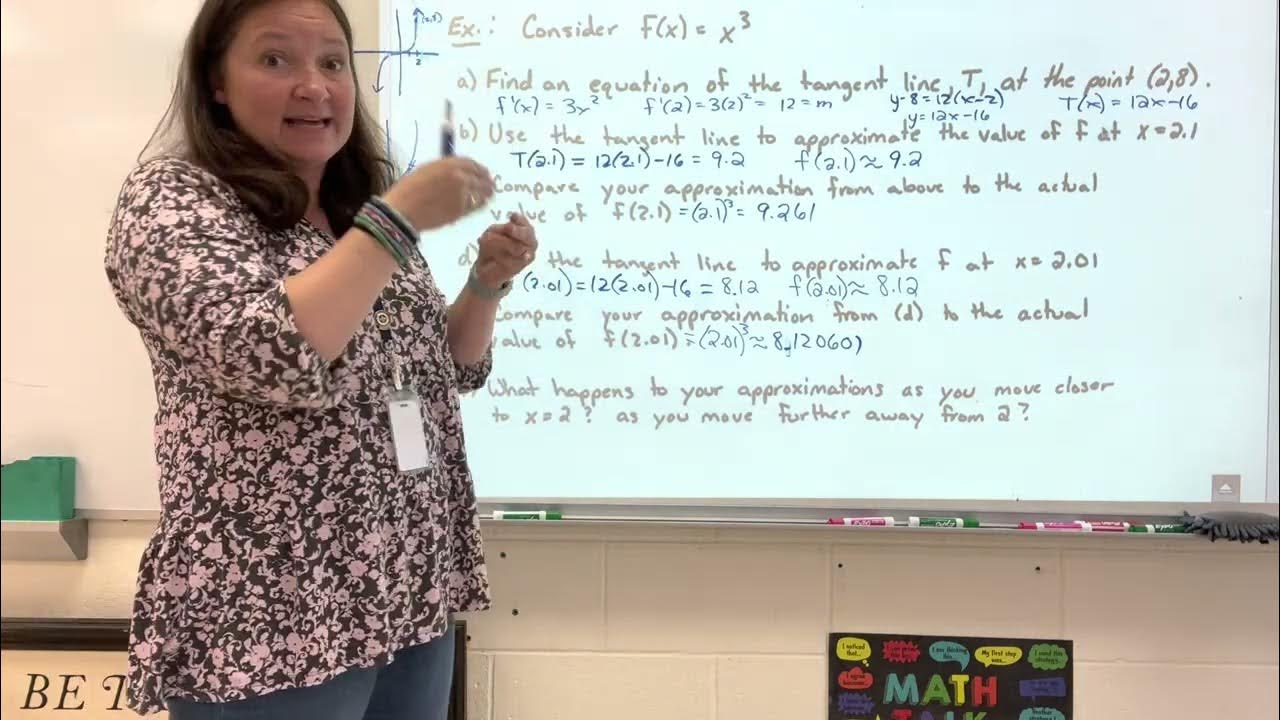 AP Calc Linear Approximations - YouTube