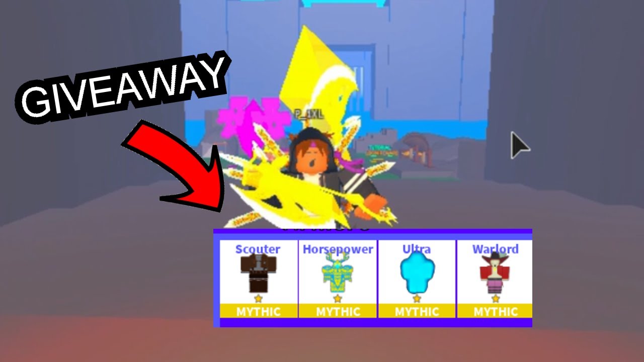 Roblox legend rpg 2 giveaway - YouTube