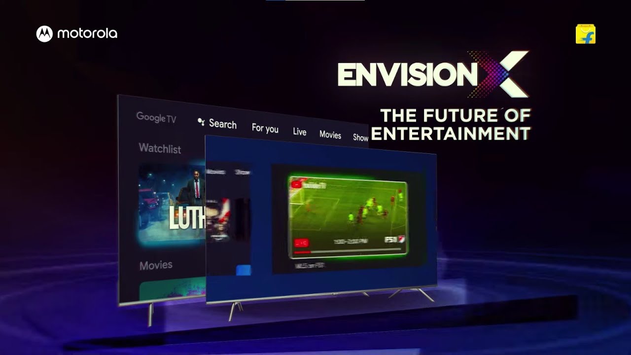 Introducing Motorola EnvisionX 4K QLED Google TV | Step into The Future ...