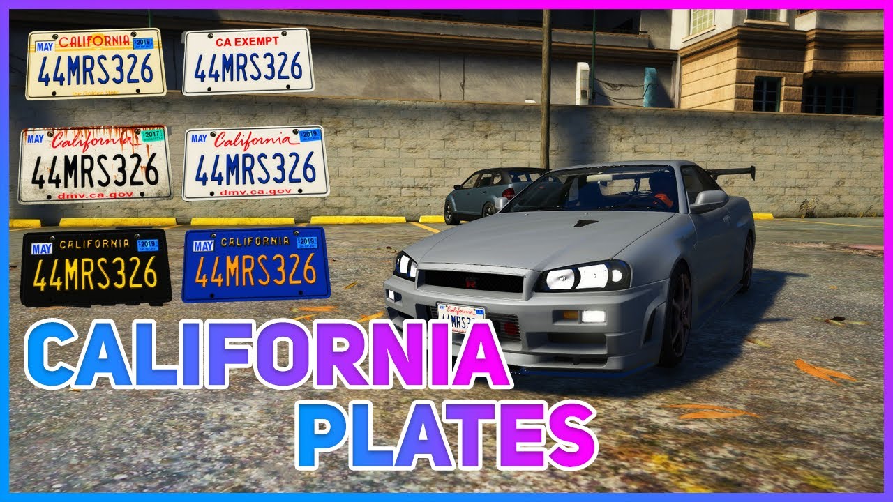 GTA V Mod Install: California Plates - YouTube