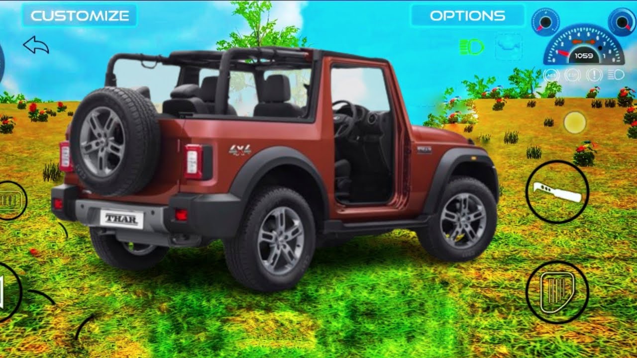 Thar Game 🆕 Jeep Bala game4x4 racing 3D game#Dollar song Sidhu Moose ...