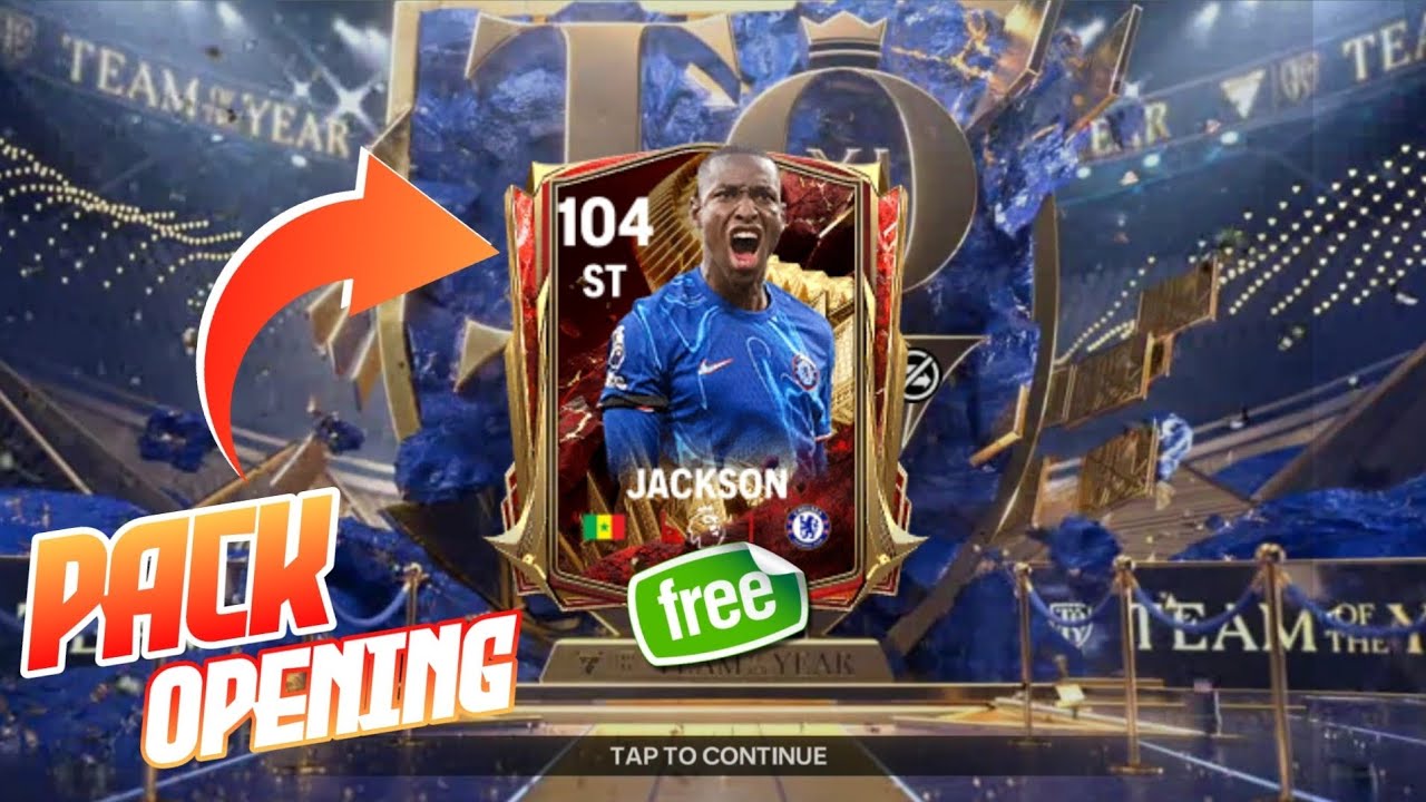 New TOTY 104+ JACKSON 🤣 Pack opening!! FC Mobile - YouTube