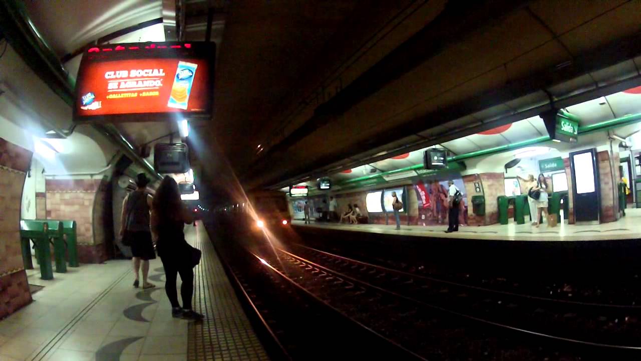 Subte Linea D Buenos Aires - YouTube