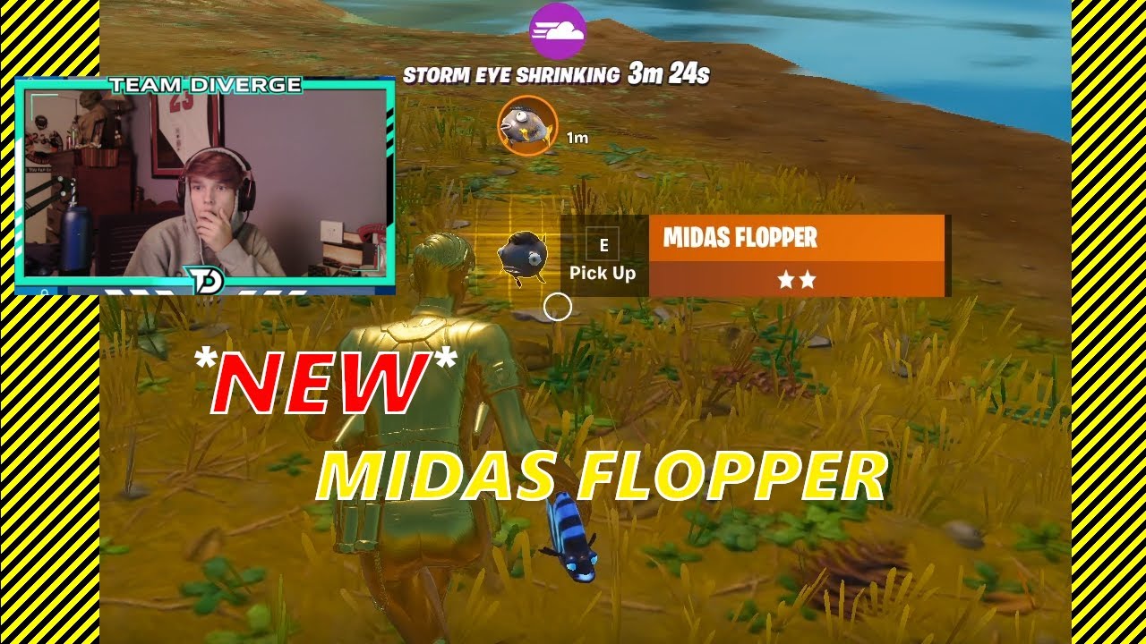Catching The NEW Midas Flopper In Fortnite! - YouTube