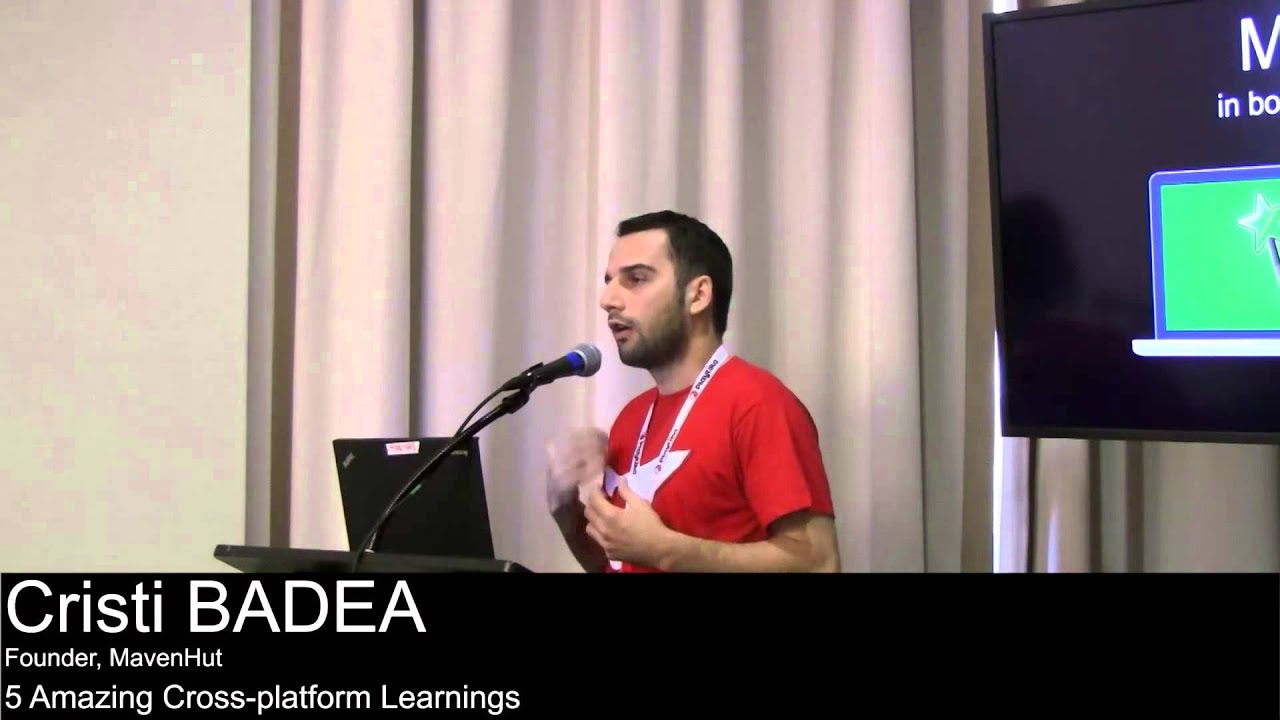 5 Amazing Cross-platform Learnings | Cristi BADEA - YouTube