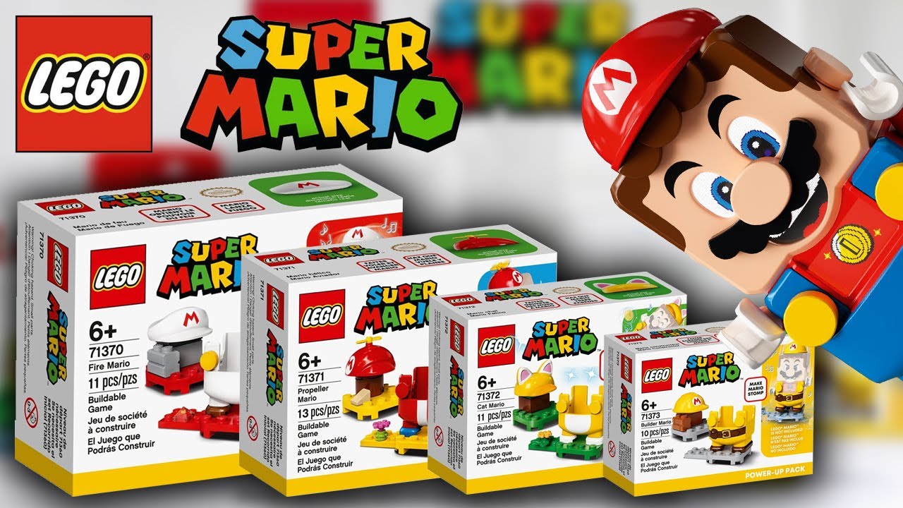 All LEGO Super Mario Power-Up Packs!! Images !?!?!?!! - YouTube