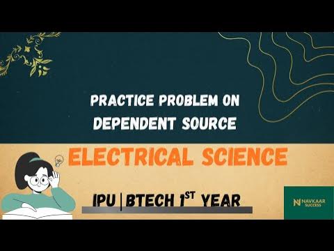 lec-9practice problem on dependent source all dependent source covered VDCS,CDVS,VDVS,VDCS - YouTube
