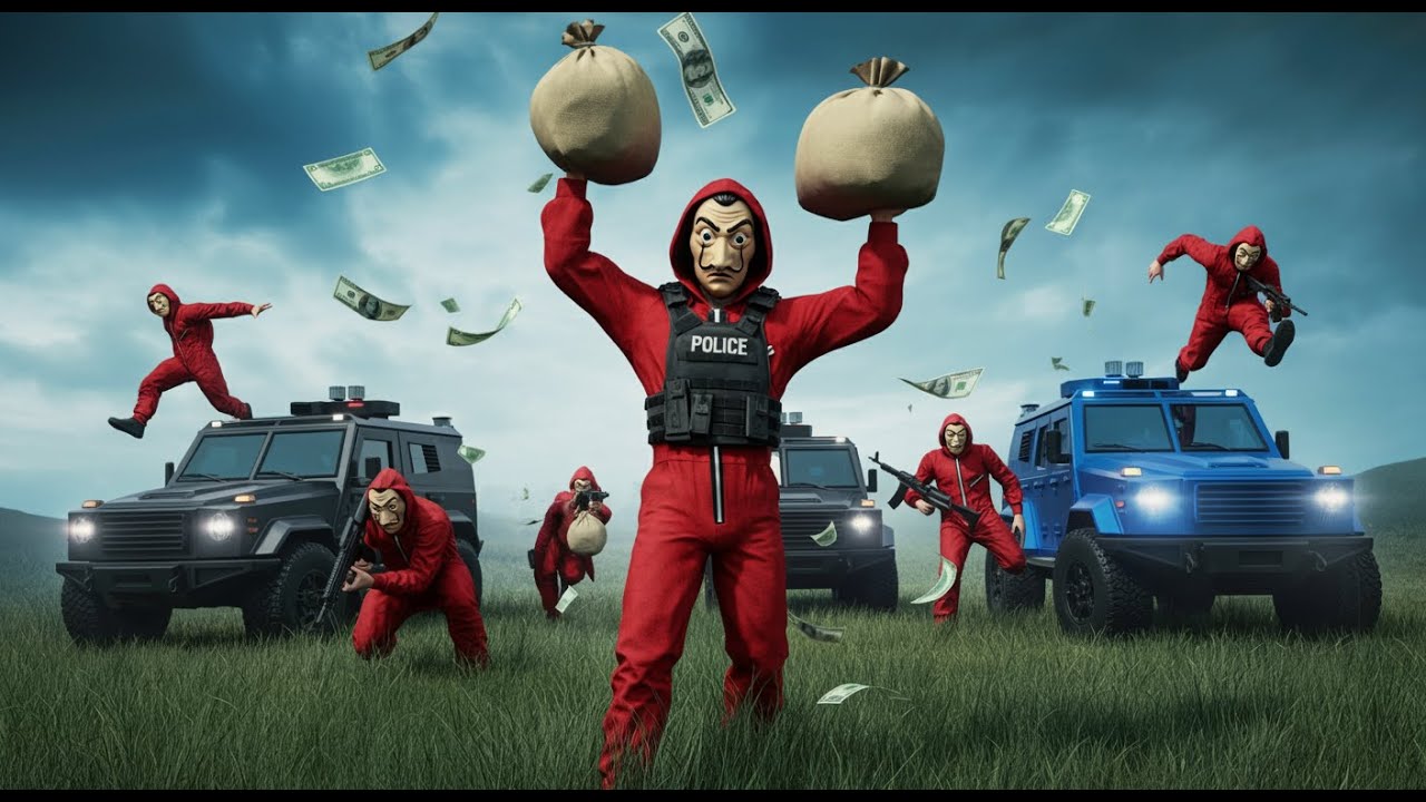 PARKOUR VS MONEY HEIST! 6 | BAD GUYS: No ESCAPE, POLICE Chase with No ...