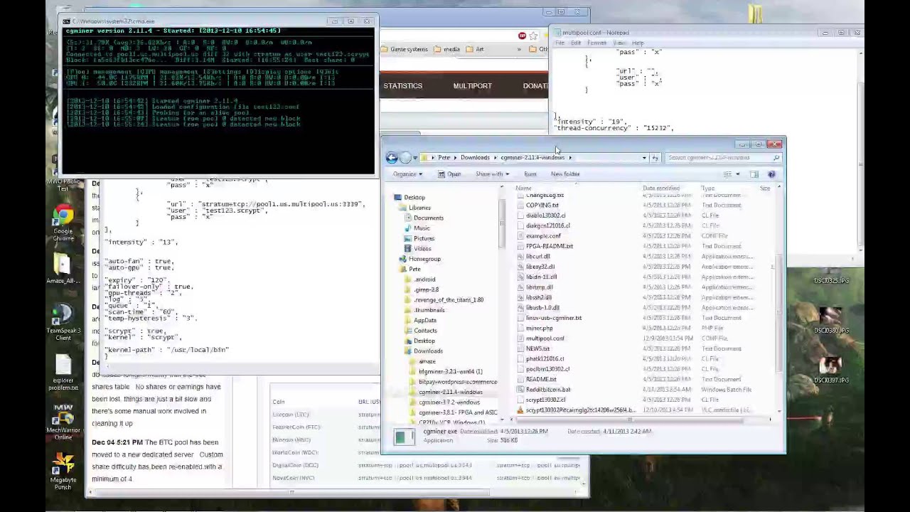 Cgminer and Multipool - YouTube