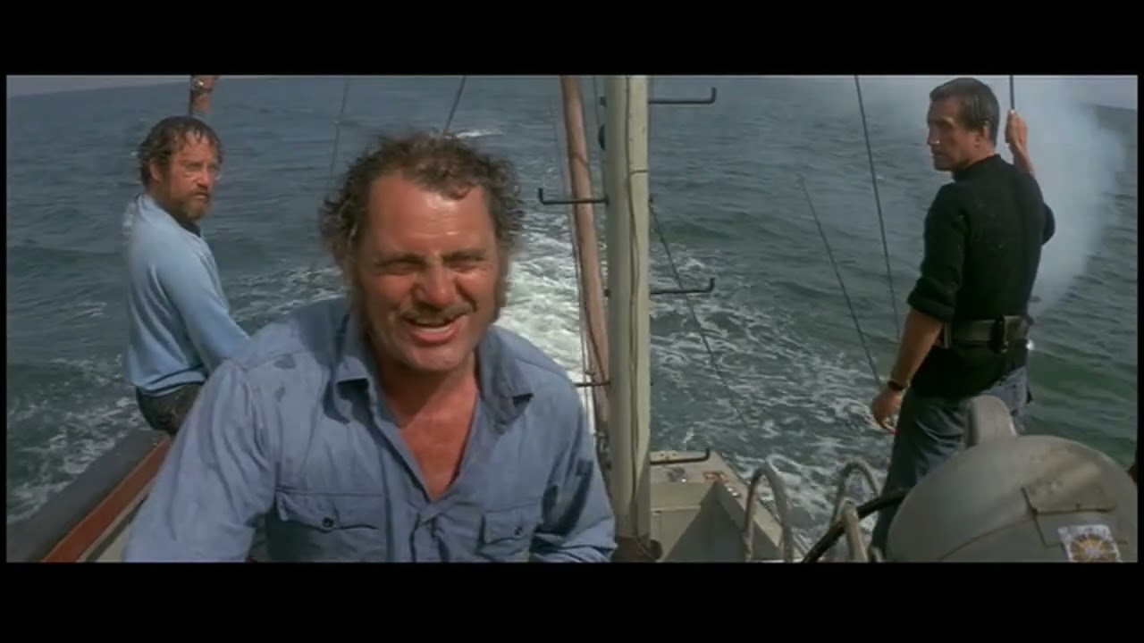Jaws Quint Breaks The Engine - YouTube