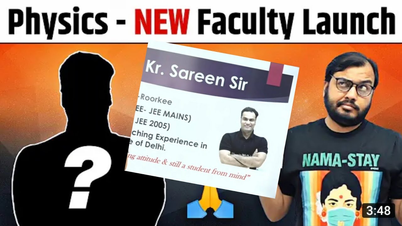 Physics Wallah-New faculty Revealed|| Yug Kumar sir||#JeeWallah - YouTube