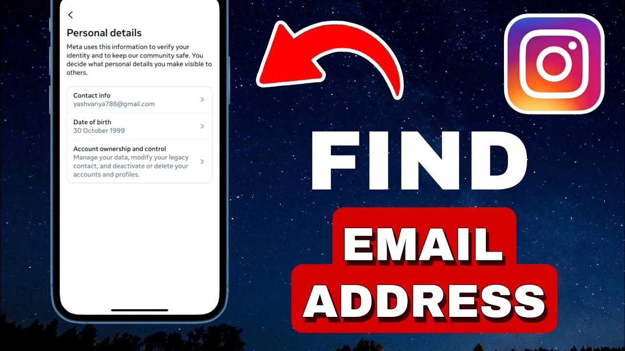 How To Find Your Instagram Email Address (UPDATED METHOD) - YouTube