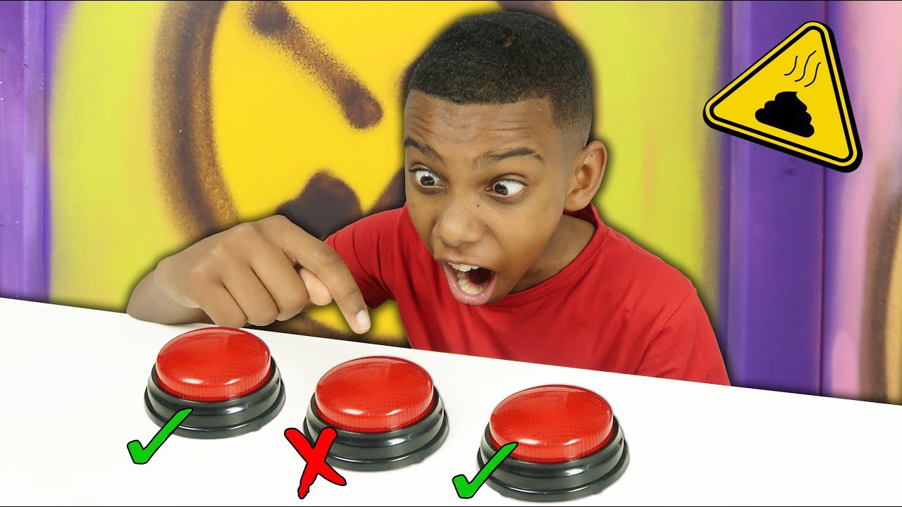 Don't Push the Wrong Mystery Button!! Trap Door Challenge - YouTube