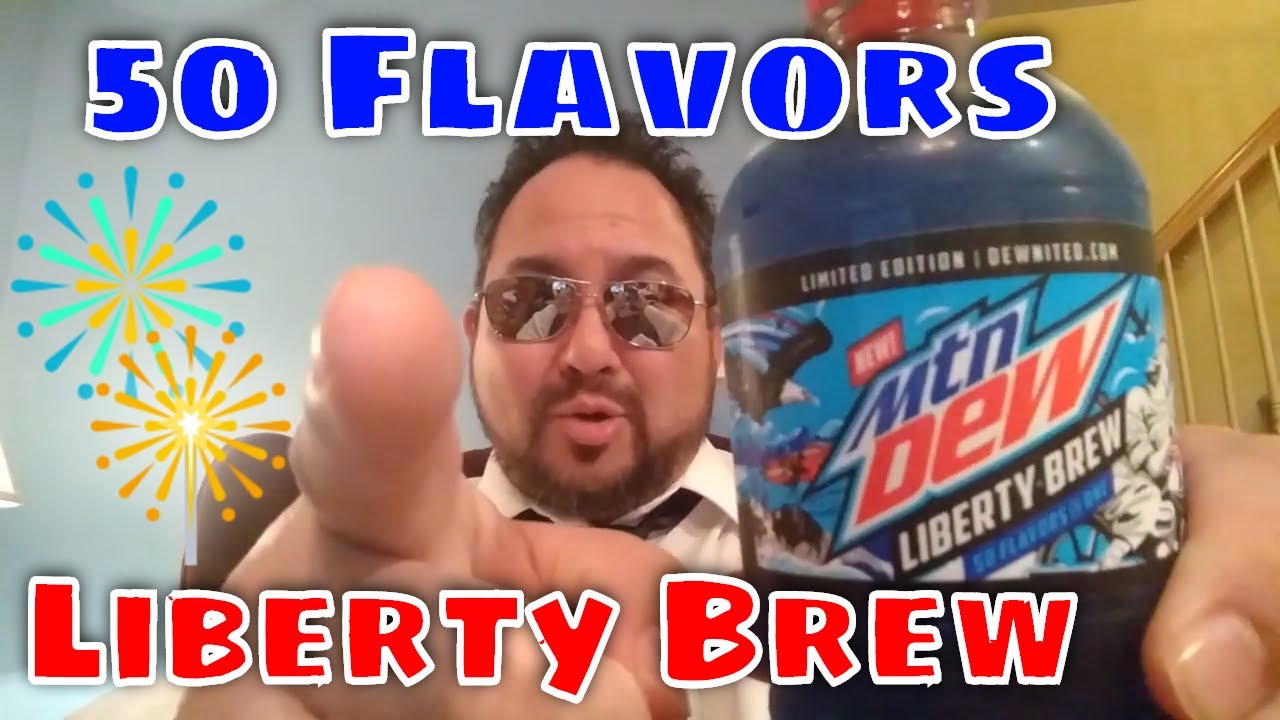 Mountain Dew's New Liberty Brew - Food Review - YouTube