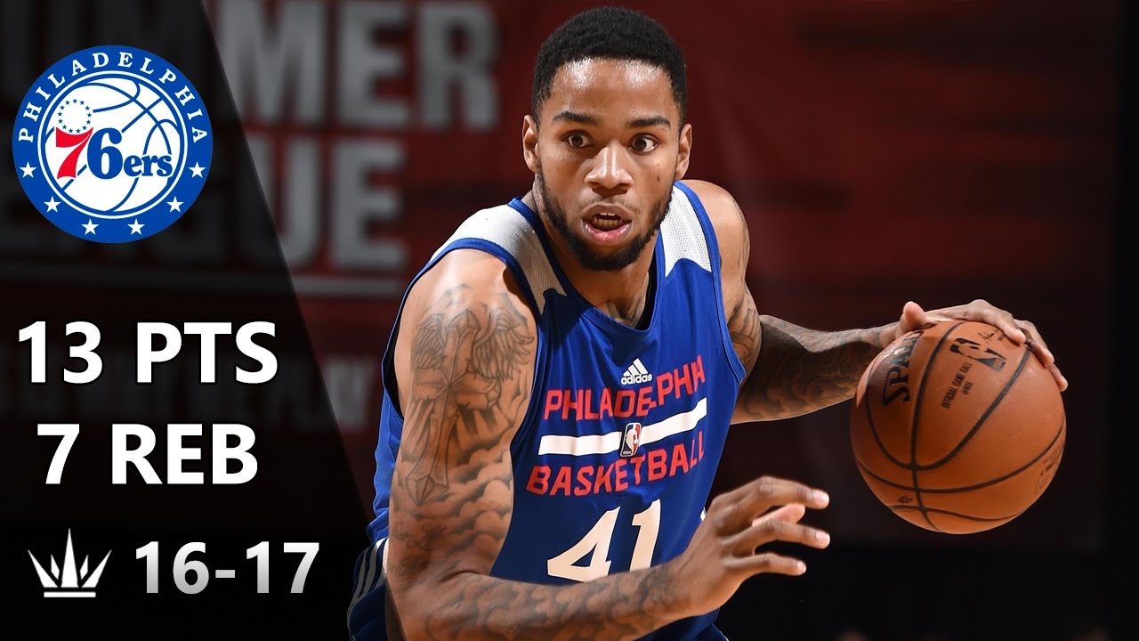 Shawn Long NBA Debut Full Highlights vs Bucks / 13 points [03.06.2017 ...