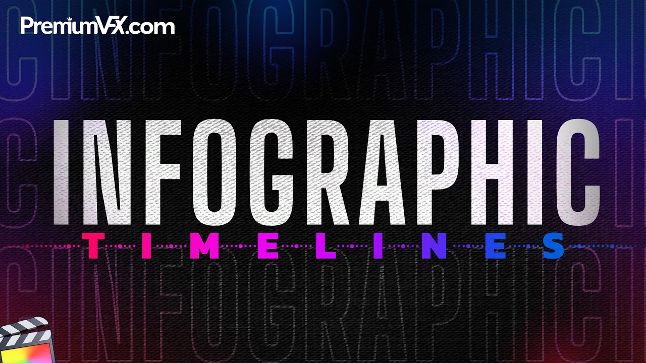 30 Infographic Timelines for Final Cut Pro - YouTube