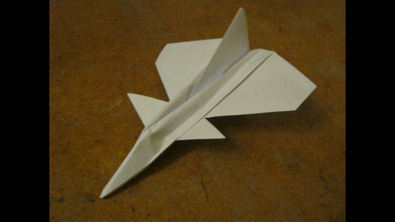 Flying Paper Aircraft - SAAB JA37 Viggen - YouTube