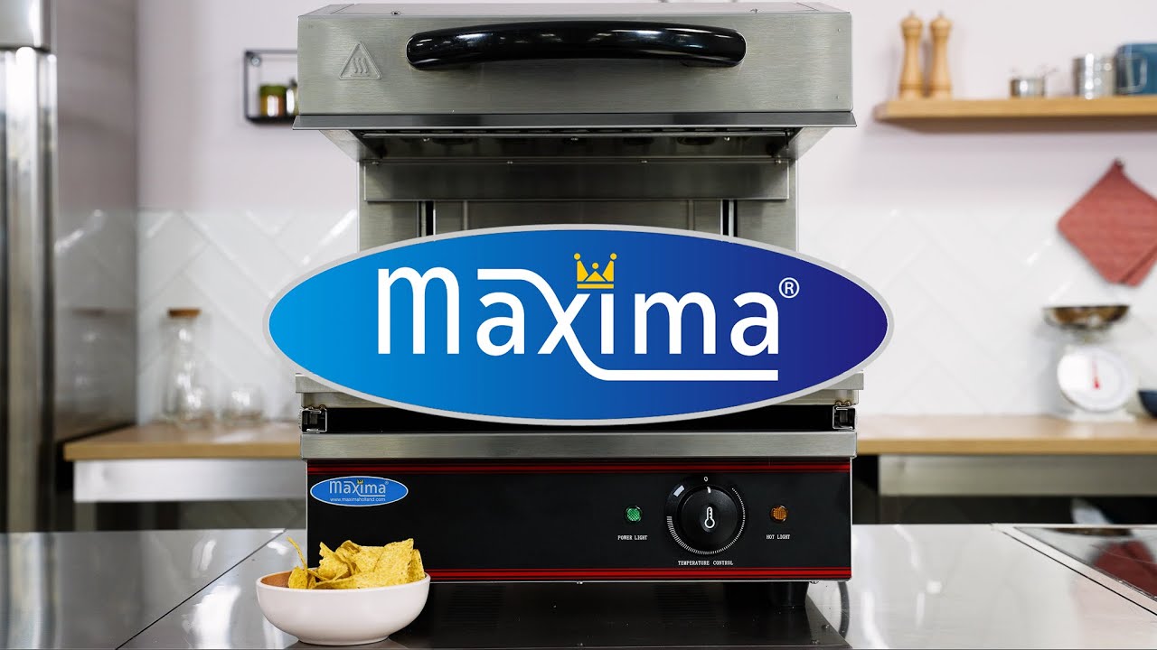 Maxima Salamander Grill with Lift - YouTube