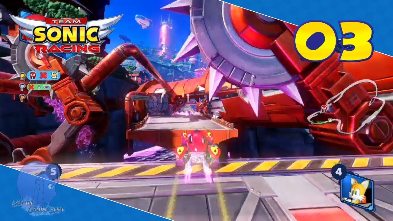 Team Sonic Racing - Part 3: Daredevil Survival - YouTube