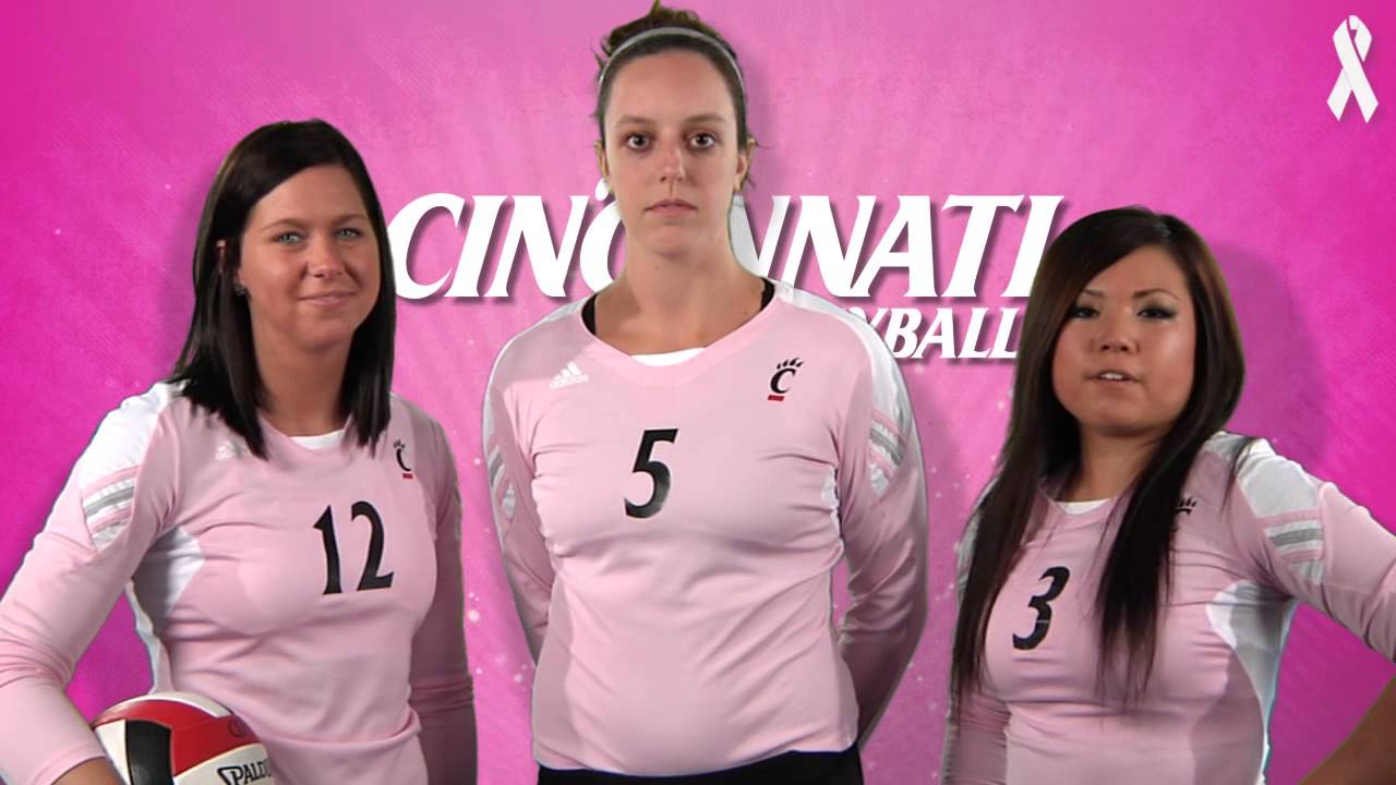 Women's Volleyball - Think Pink Game Message - YouTube