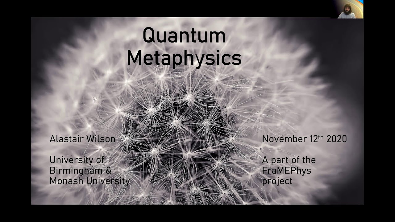Prof. Alastair Wilson - Quantum Metaphysics - YouTube