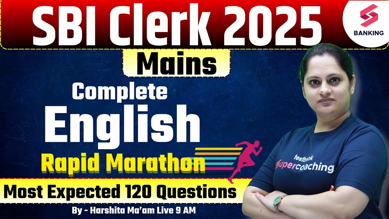 SBI Clerk Mains 2025 English | SB Clerk 2025 Mains English Most ...
