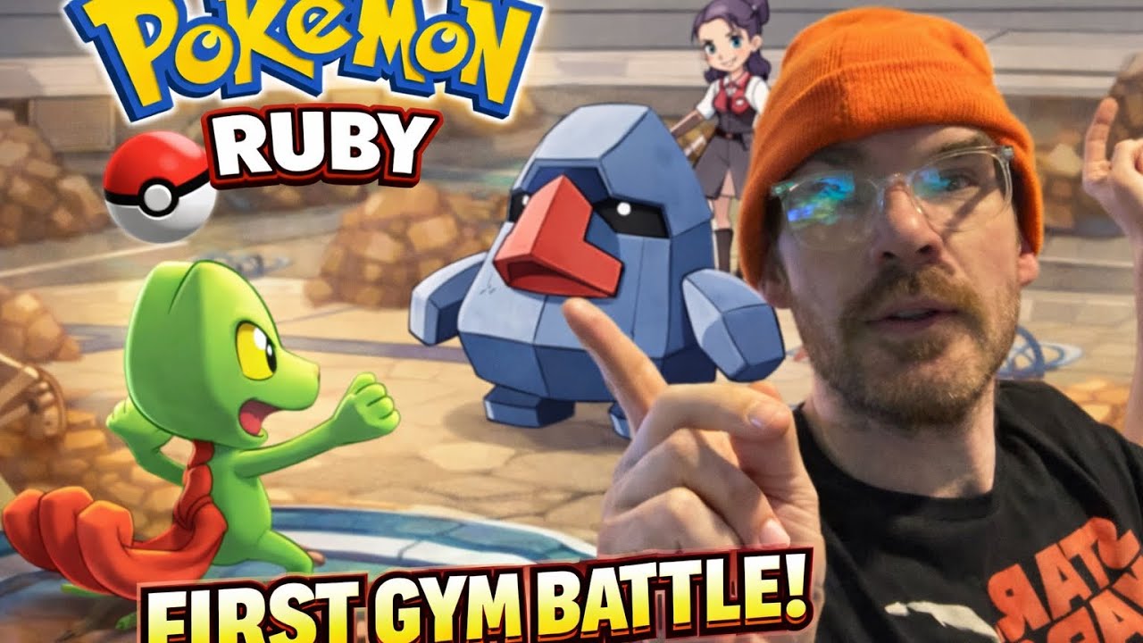 Pokémon Ruby First Gym Battle - YouTube