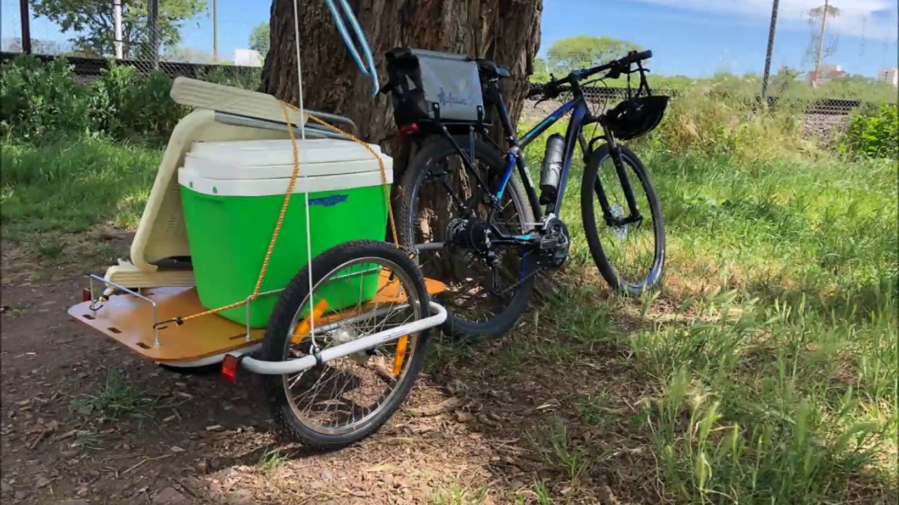 ZA CARGO Trailer Remolque para bicicletas - YouTube
