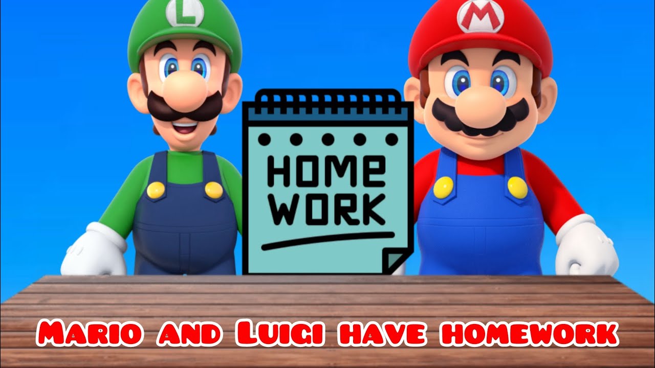 Mario and Luigi have homework - YouTube