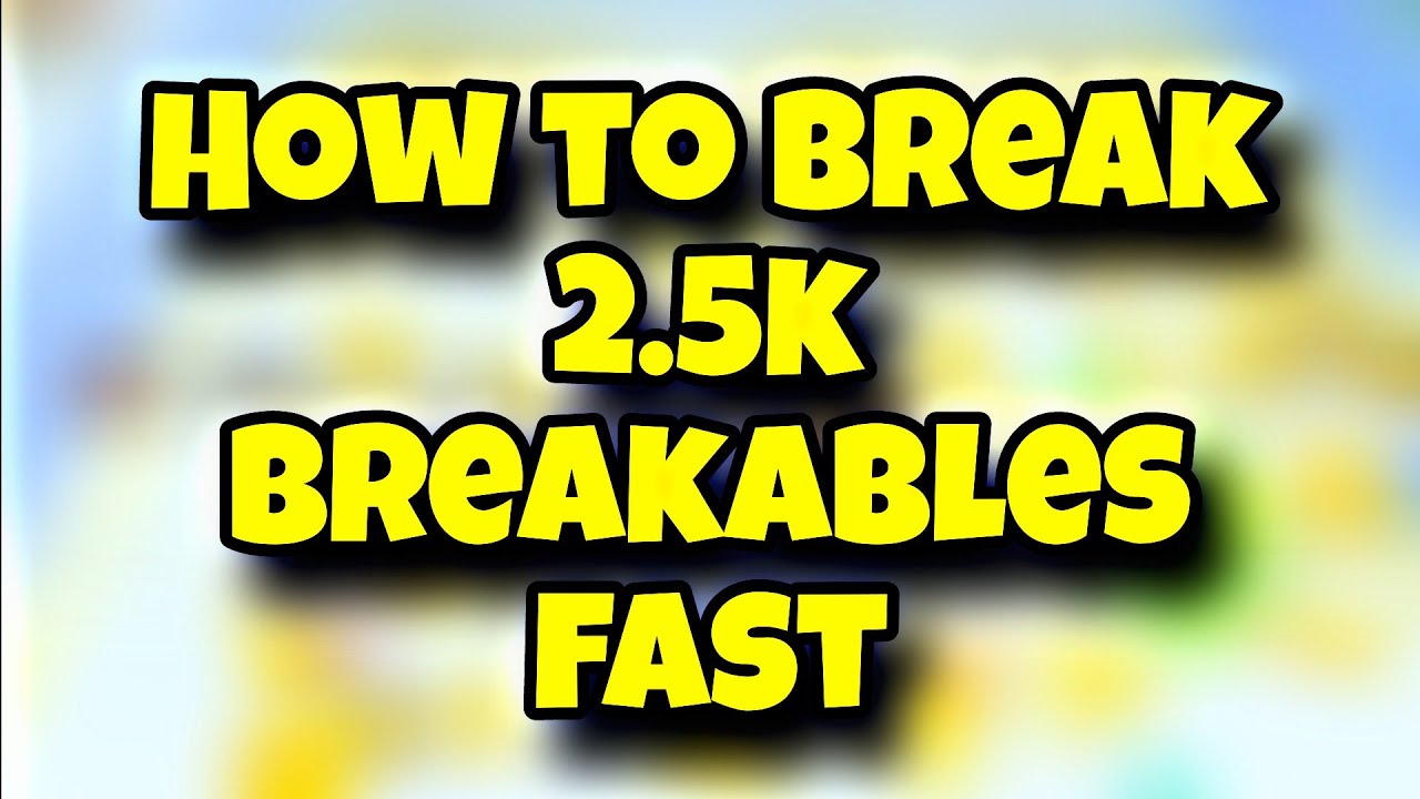 How to Break 2.5k breakables fast in Pet Simulator 99 | Advent Calendar ...