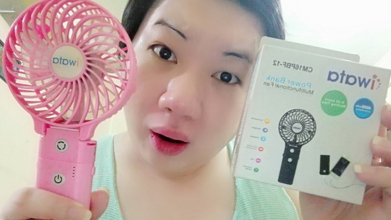 Unboxing & Review of my IWATA multifunctional portable fan. 2in1cya ...