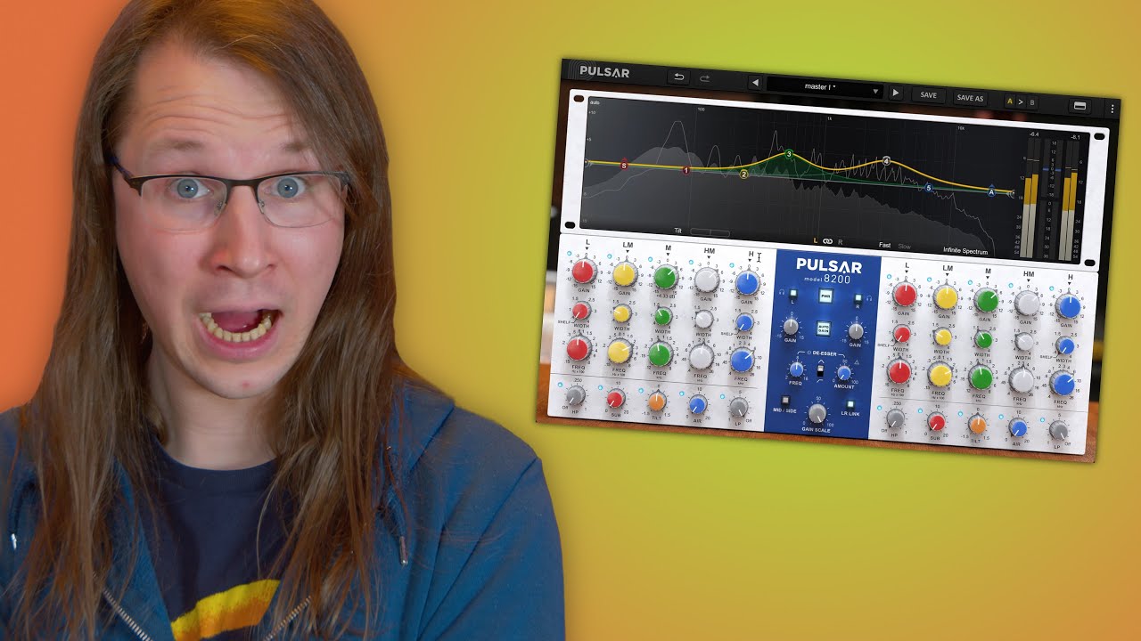 The NEW Pulsar 8200 EQ plugin! (It's a GML) - YouTube