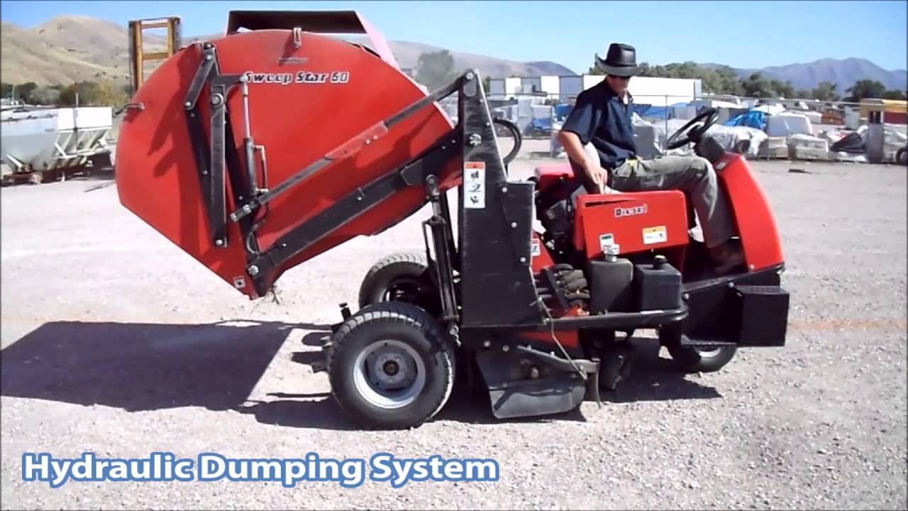 Smithco Sweep Star 60 - 9/12/15 community auction - YouTube