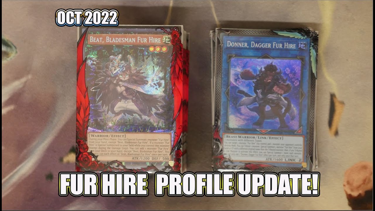 YUGIOH Fur Hire Profile POST DABL October 2022 Major power boost - YouTube