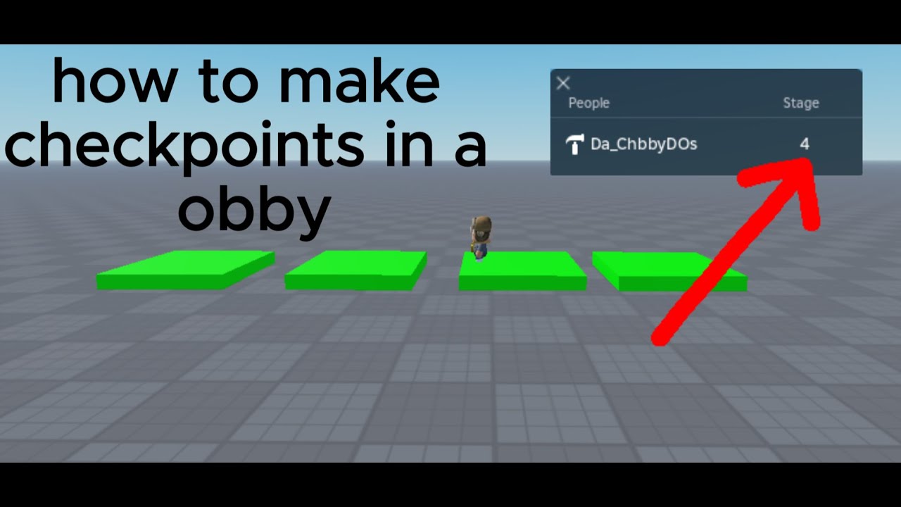 Obby Checkpoint System Tutorial (Roblox) - YouTube