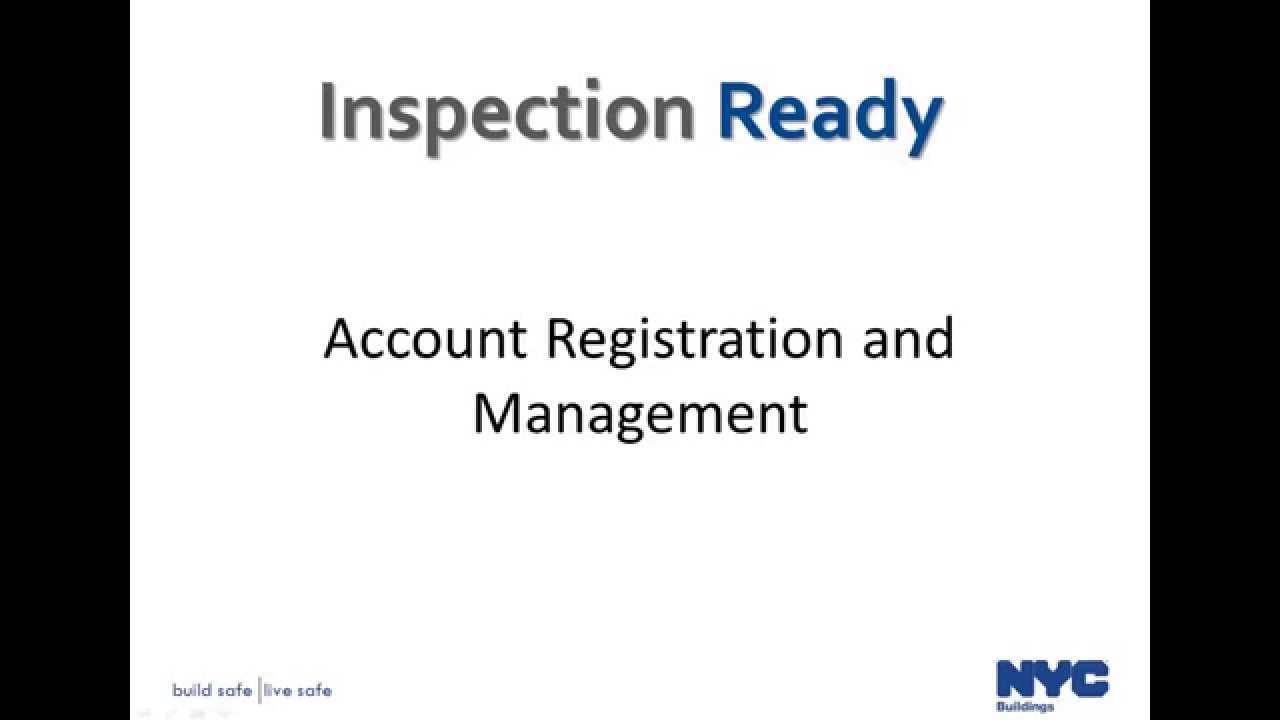 1 How to Register and Log In to Inspection Ready - All Disciplines ...