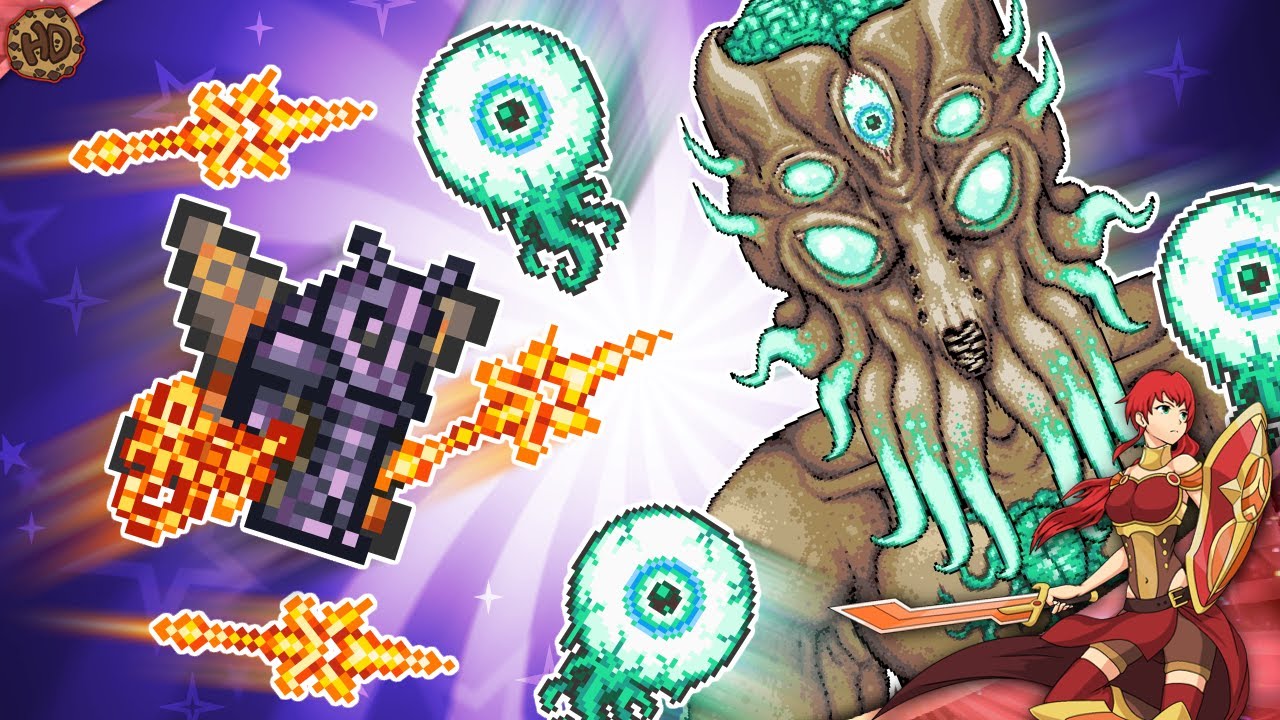 MASTER MODE Melee VS The MOON LORD! #10 - YouTube