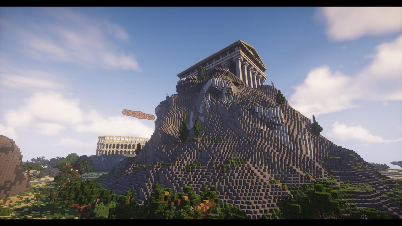 ( Ville Antique ) Acropole - Minecraft Timelapse - YouTube