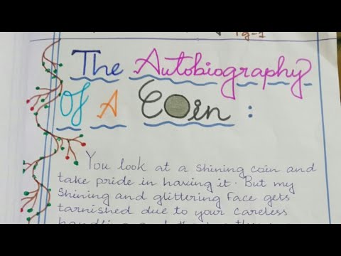 CLASS 11 ENGLISH PROJECT ON "THE AUTOBIOGRAPHY OF A COIN" WBCHSE ...