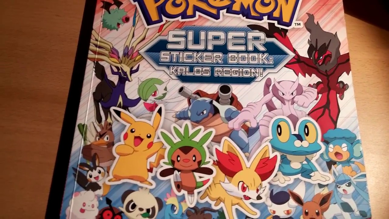 Pokemon Super Sticker Book, Primera Parte - YouTube