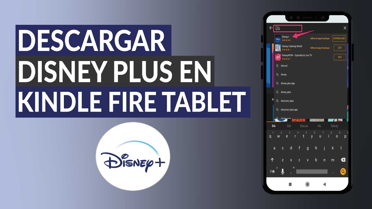 ¿Cómo Descargar Disney Plus en mi Kindle Fire Tablet de Amazon ...